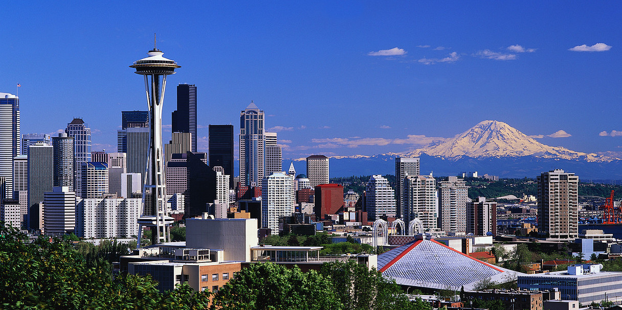 Seattle, Washington and Mount Rainier | VolcanoCafe